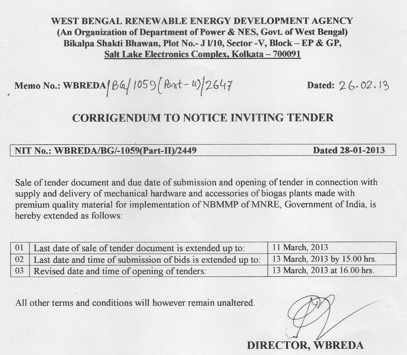 Part-II - WBREDA : An organisation under the department of Non ...